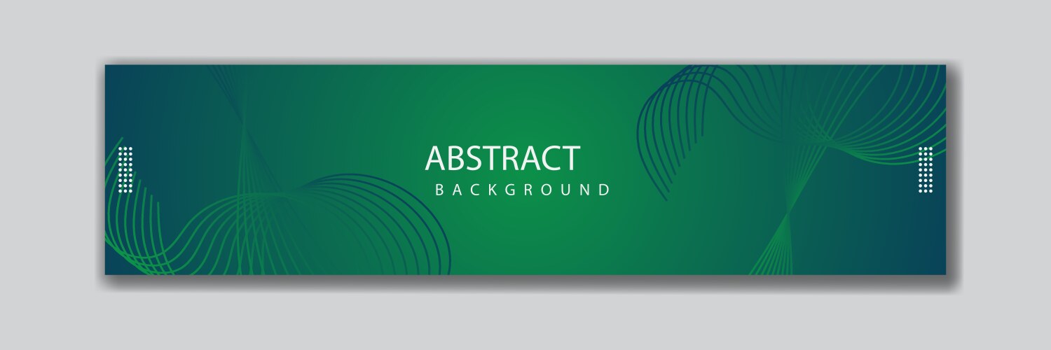 Creative abstract technology linkedin banner Vector Image