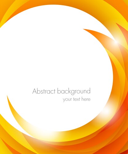 Colorful orange curve background design Royalty Free Vector