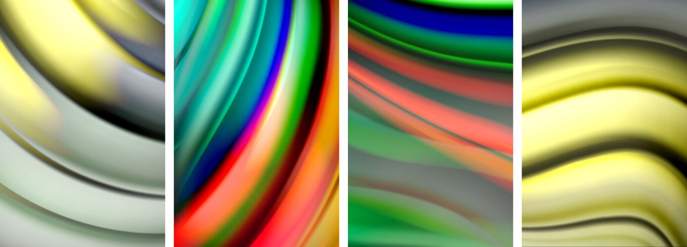 Blurred color line backgrounds Royalty Free Vector Image