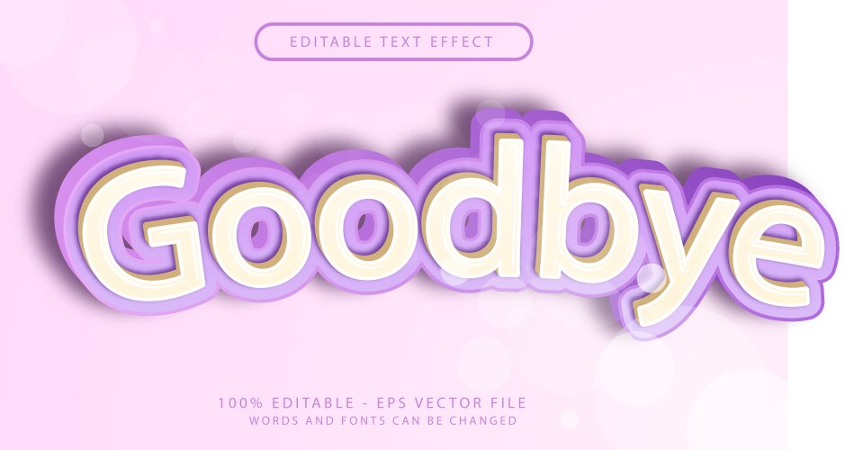 Editable rise font text effect cloudy template Vector Image