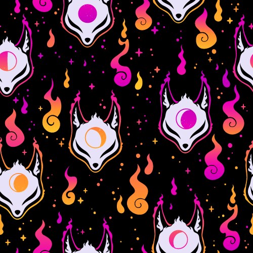 Japanese Fox Mask Vector Images (over 470)