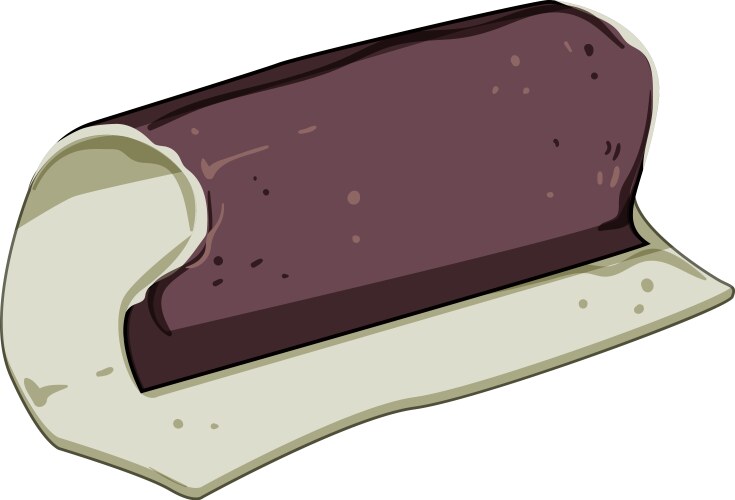 Sand sandpaper cartoon Royalty Free Vector Image