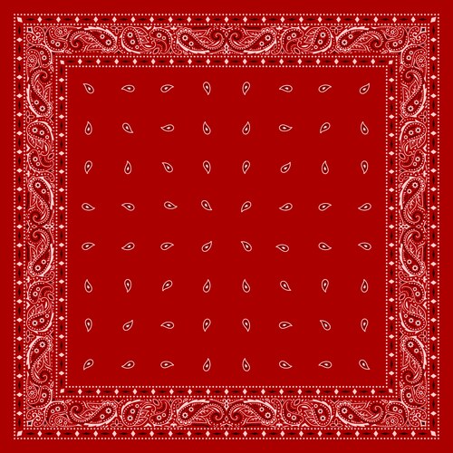 Bandana template 19 Royalty Free Vector Image - VectorStock