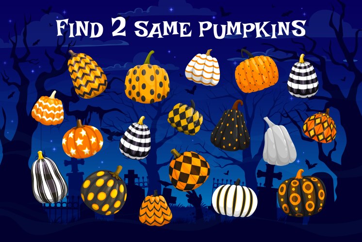 Halloween Spot the Difference Vector Images (over 190)