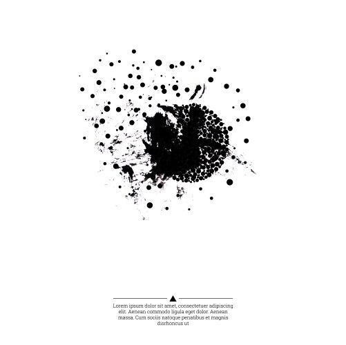 Ink blots Royalty Free Vector Image - VectorStock
