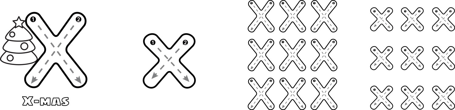 Letter r trace uppercase and lowercase abc Vector Image