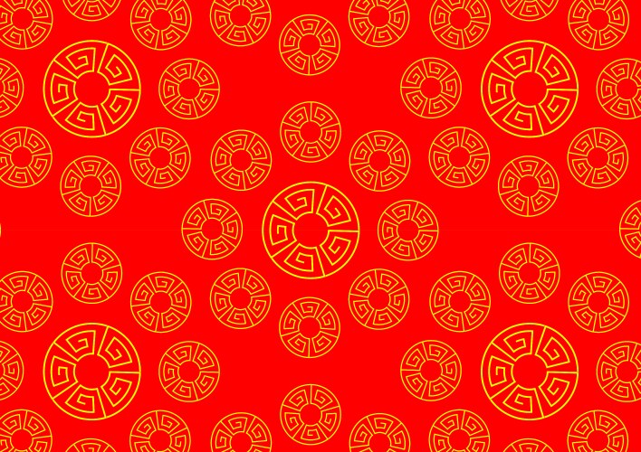 Red star seamless pattern background Royalty Free Vector