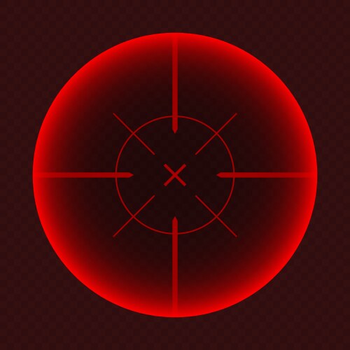 Various weapon thermal infrared sight sniper Vector Image