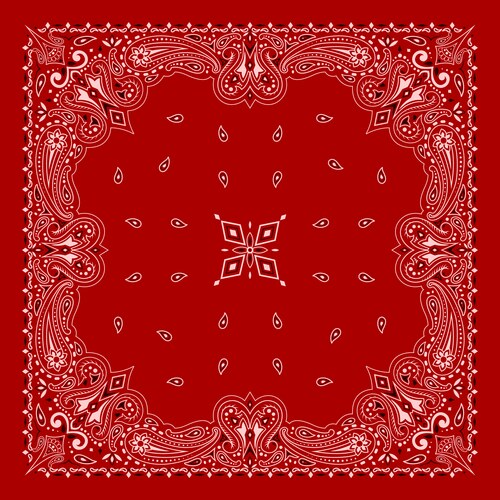 Bandana colorful Royalty Free Vector Image - VectorStock