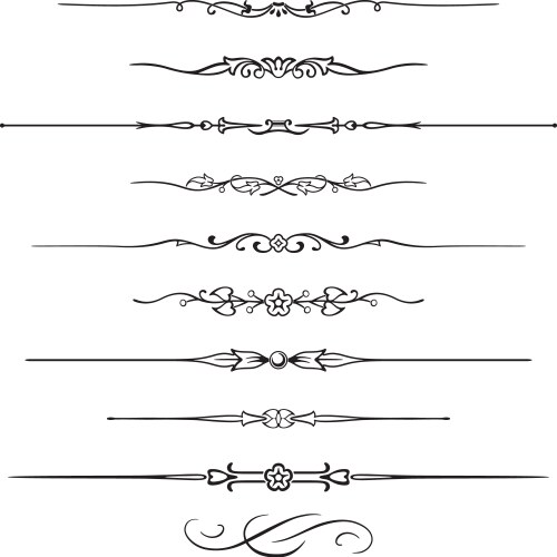 Decorative ornamental page decoration Royalty Free Vector