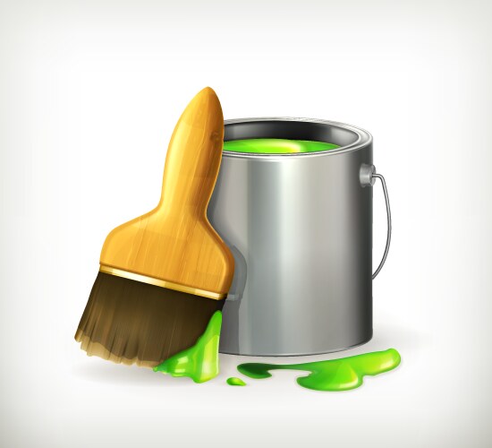 Paint concept Royalty Free Vector Image - VectorStock