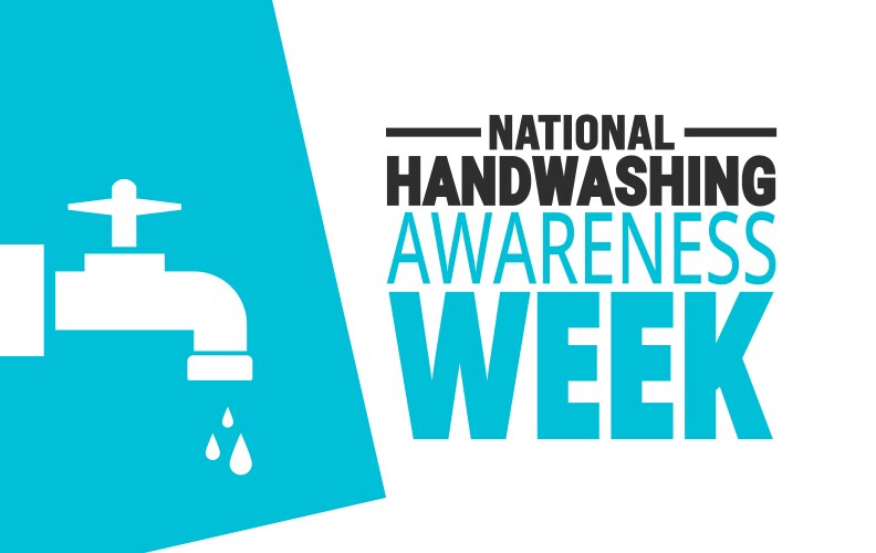 National handwashing awareness week holiday Vector Image