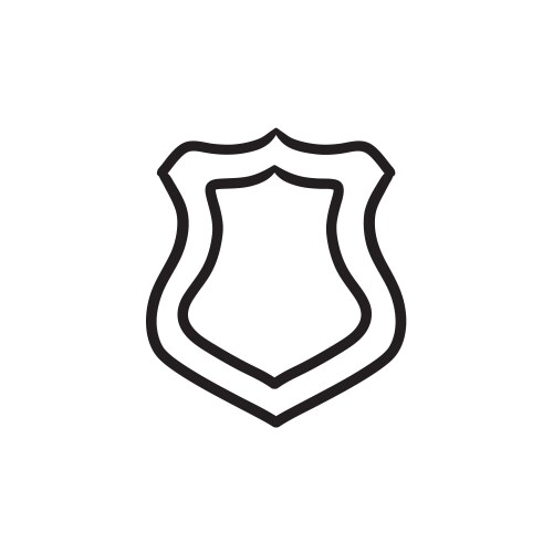 Police Badge Outline Vector Images (over 8,900)