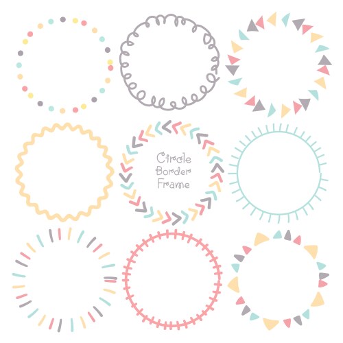 Cute Circle Frame Vector Images (over 18,000)