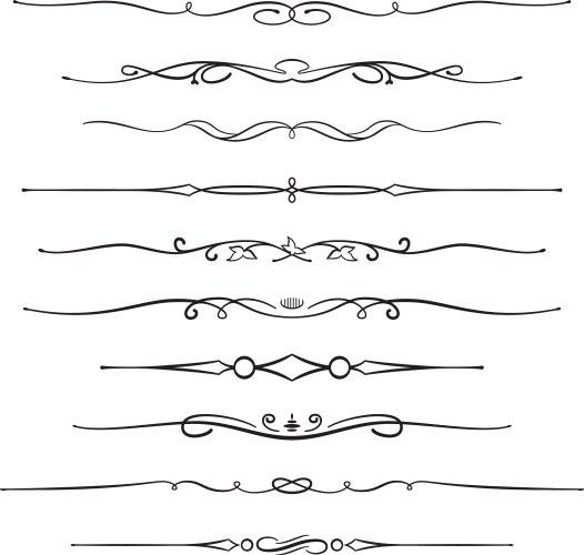 Page rules Royalty Free Vector Image - VectorStock