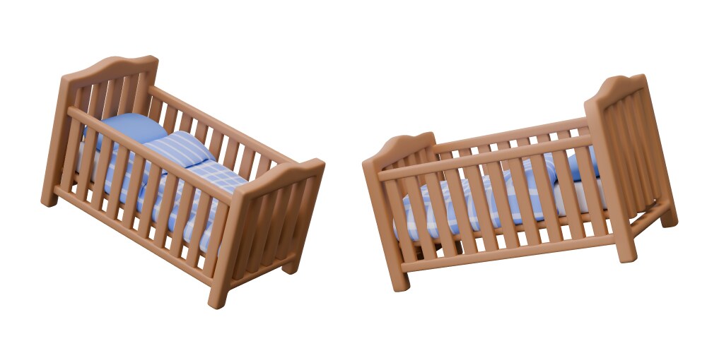 Wooden Cot Vector Images (over 1,300)