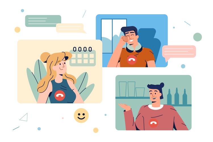 Virtual Friends Vector Images (over 5,300)