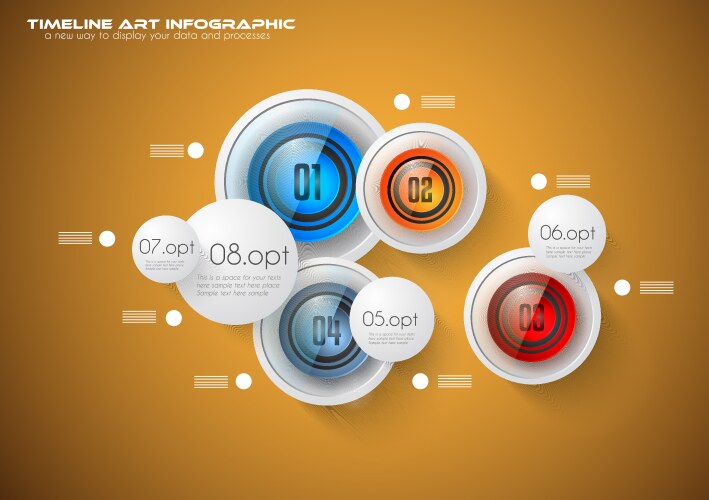 Business presentation infographic template Vector Image