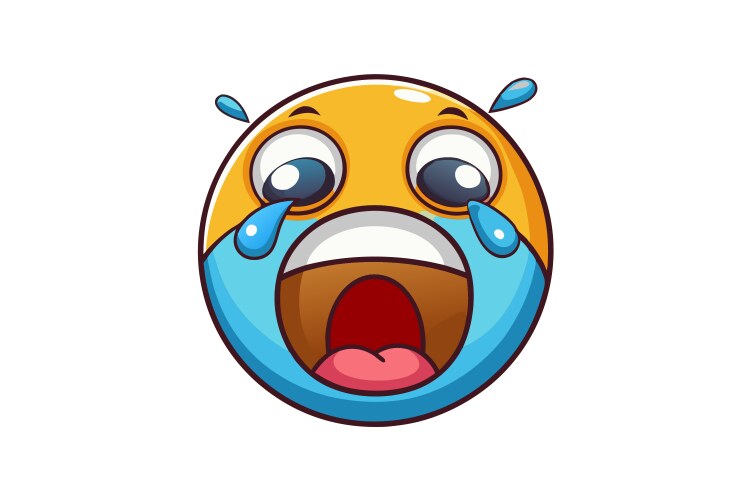 Emoji Loud Crying Vector Images (over 250)