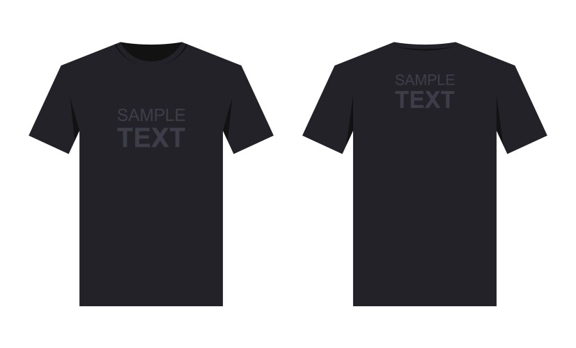 Shirt Front And Back Template