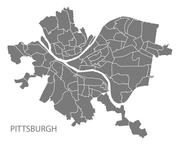 Pennsylvania County Map Vector Images (over 550)