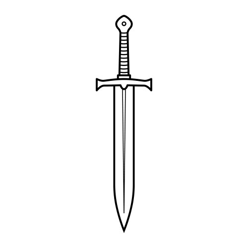 Sword Outline Vector Images (over 21,000)