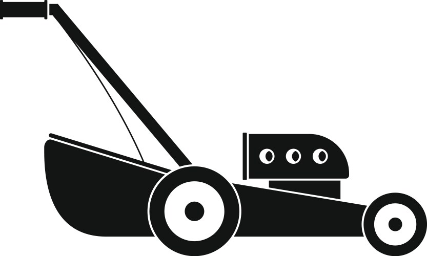 Lawn Mowing Black and White Vector Images (over 360)