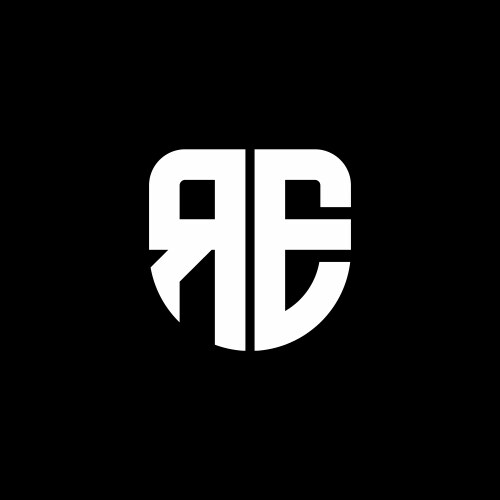 Re logo Vector Images & Graphics for Commercial Use | VectorStock