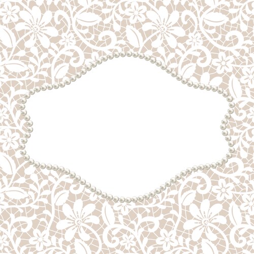 Lace cards for wedding Royalty Free Vector Image