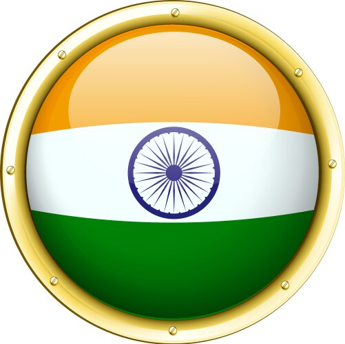 Round Circle Flag India Vector Images (over 950)