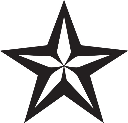 Red star logo Royalty Free Vector Image - VectorStock