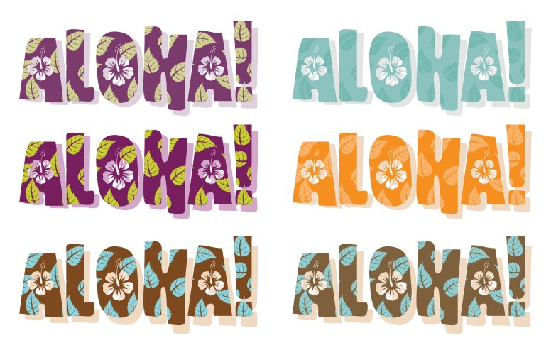 Aloha Pattern Vector Images (over 14,000)