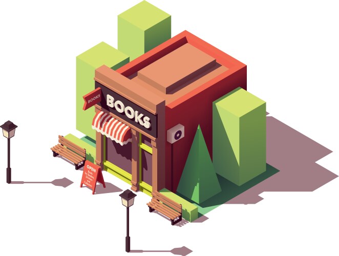 Cartoon Bookshop Vector Images (over 1,300)