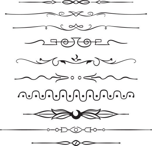 Page rules Royalty Free Vector Image - VectorStock