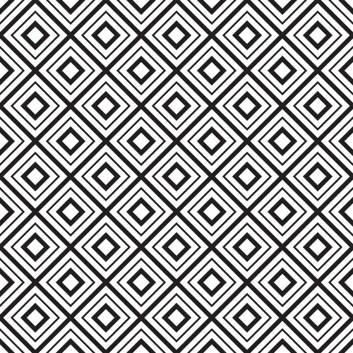Seamless retro pattern with diamonds Royalty Free Vector