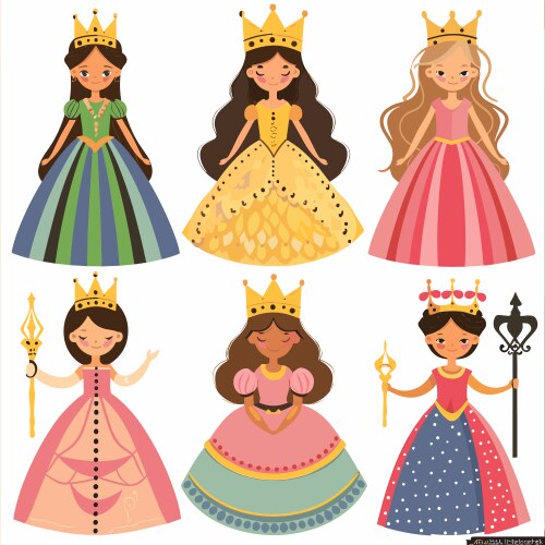 Fairy Princesses Vector Images (over 31,000)