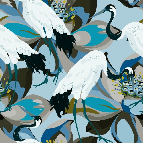 Crane Pattern Vector Images (over 4,100)