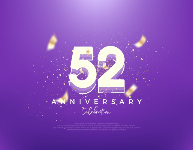 Happy 52 Birthday Vector Images (over 410)