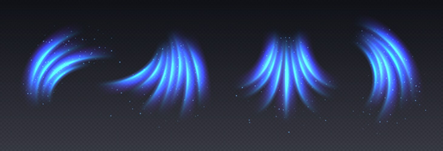 Cold air flow effect fresh breeze winter Vector Image