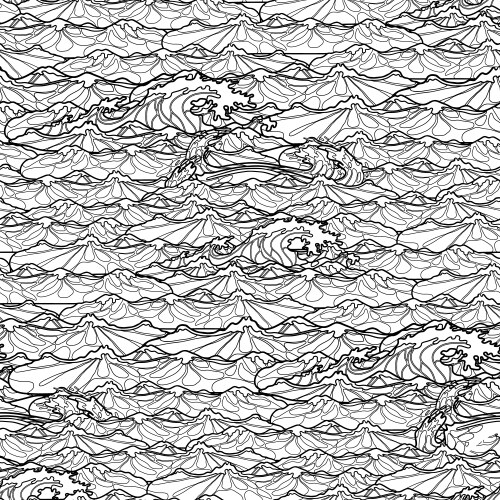 Ocean Wave Line Drawing Vector Images (over 9,800)