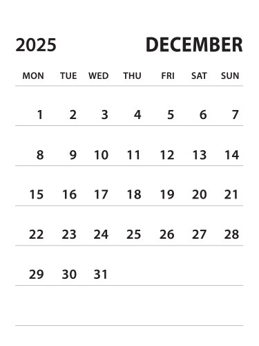 2025 Calendar Vector Images (over 4,100)