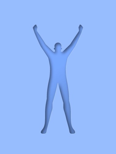 Silhouette Person with Arms Up Vector Images (over 3,600)
