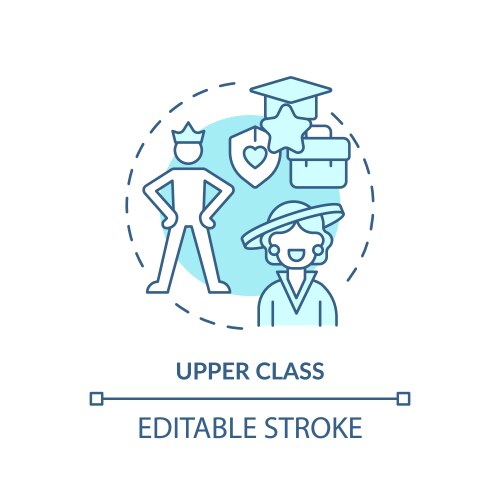 Prestige soft blue concept icon Royalty Free Vector Image