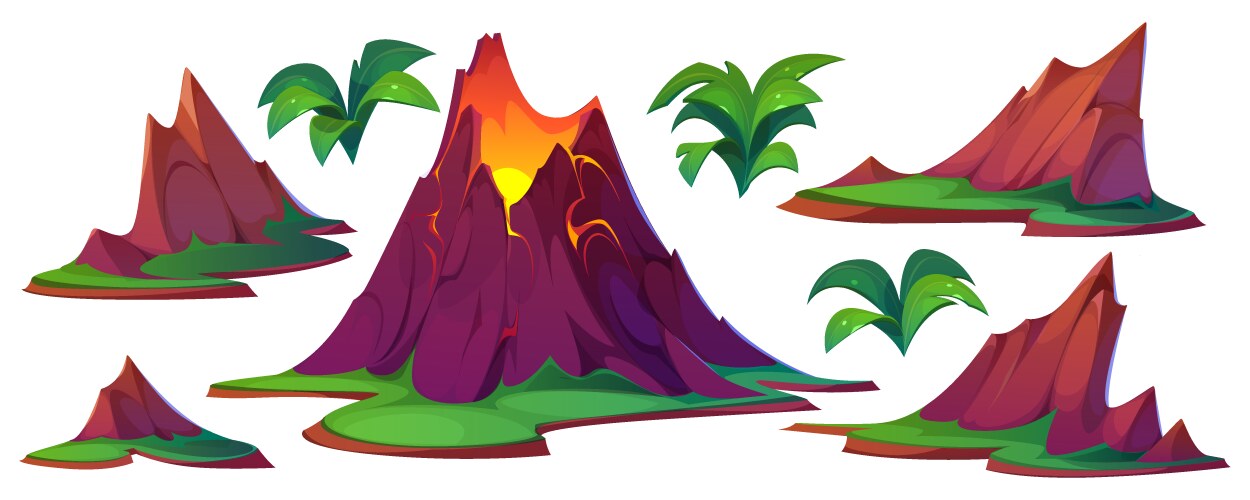 Volcano Cartoon Vector Images (over 5,200)