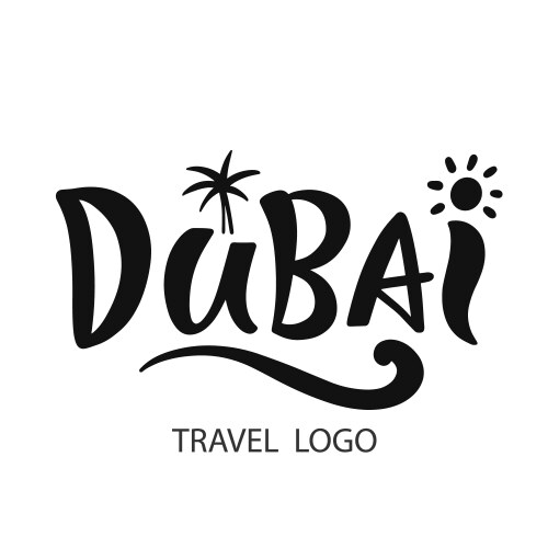 Dubai Word Calligraphy Vector Images (94)