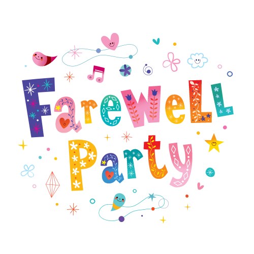 Farewell Party Banner Vector Images (over 130)