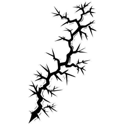 Crack line Vector Images & Graphics for Commercial Use | VectorStock
