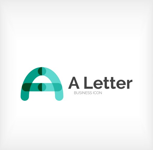 Abc english letters logo or learning school Vector Image