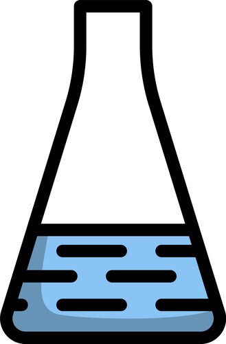 Empty flask icon Royalty Free Vector Image - VectorStock