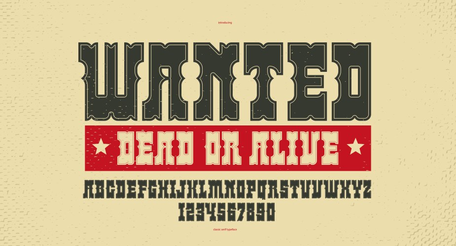 Saloon Western Fonts Vector Images (over 280)
